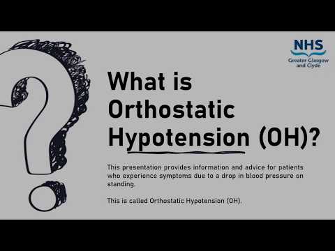 NHSGGC - Orthostatic Hypotension (OH)