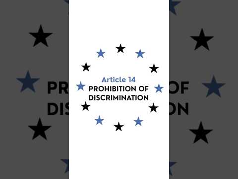 Article 14 - Prohibition of Discrimination | 12 Articles of Freedom #ECHR75
