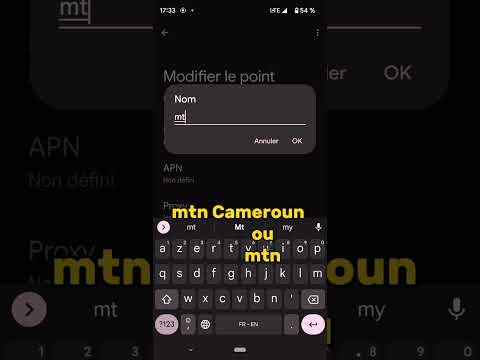 configuration internet MTN Cameroun en 2024