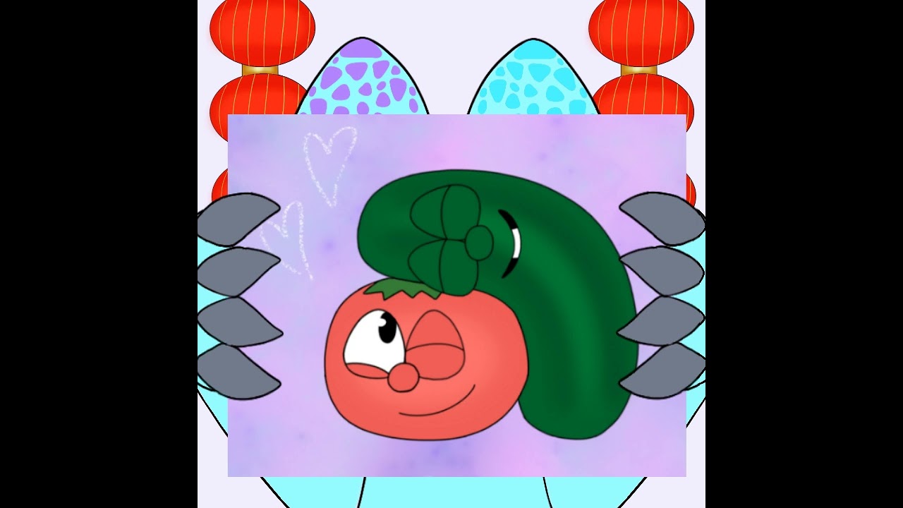 A cute fanart I made #veggietalesmemes