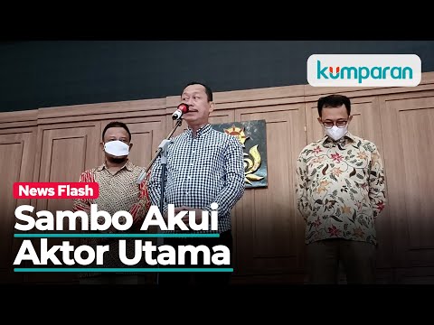 Irjen Ferdy Sambo Mengaku Aktor Utama Pembunuhan di Komnas HAM | kumparan.com