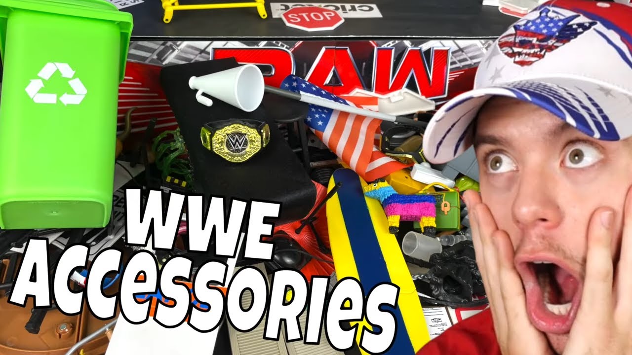 COOLEST WWE FIGURE ACCESSORIES!