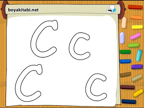Alphabet Coloring Pages - Letter C Coloring Page