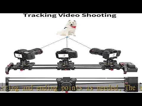 GVM Motorized Camera Slider,31" Wireless Carbon Fiber Dolly Rail Camera Slider with APP Control, Mo