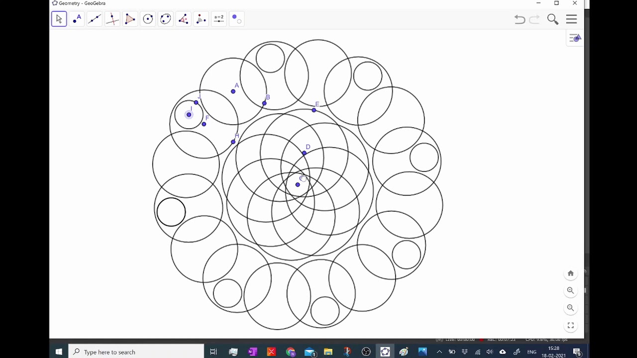 How I make mandalas with Geogebra