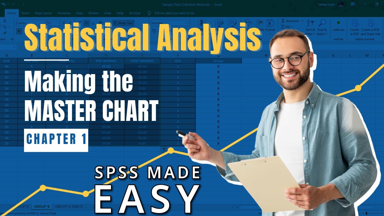 Chapter 1: Making the Master Chart using Microsoft Excel / Statistical Analysis using SPSS (English)