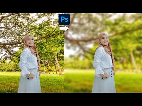 PHOTOSHOP BLUR BACKGROUND | How to blur background Quickly in photoshop cs6|Blurred background