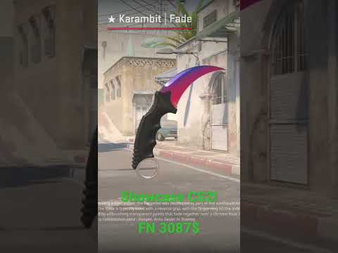 Karambit Knife | Fade in Counter Strike 2 🔫🔥#cs2 #counterstrike #counterstrike2 #csgo #skin