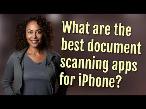 What are the best document scanning apps for iPhone?