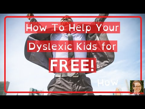 Help Kids With Dyslexia for FREE