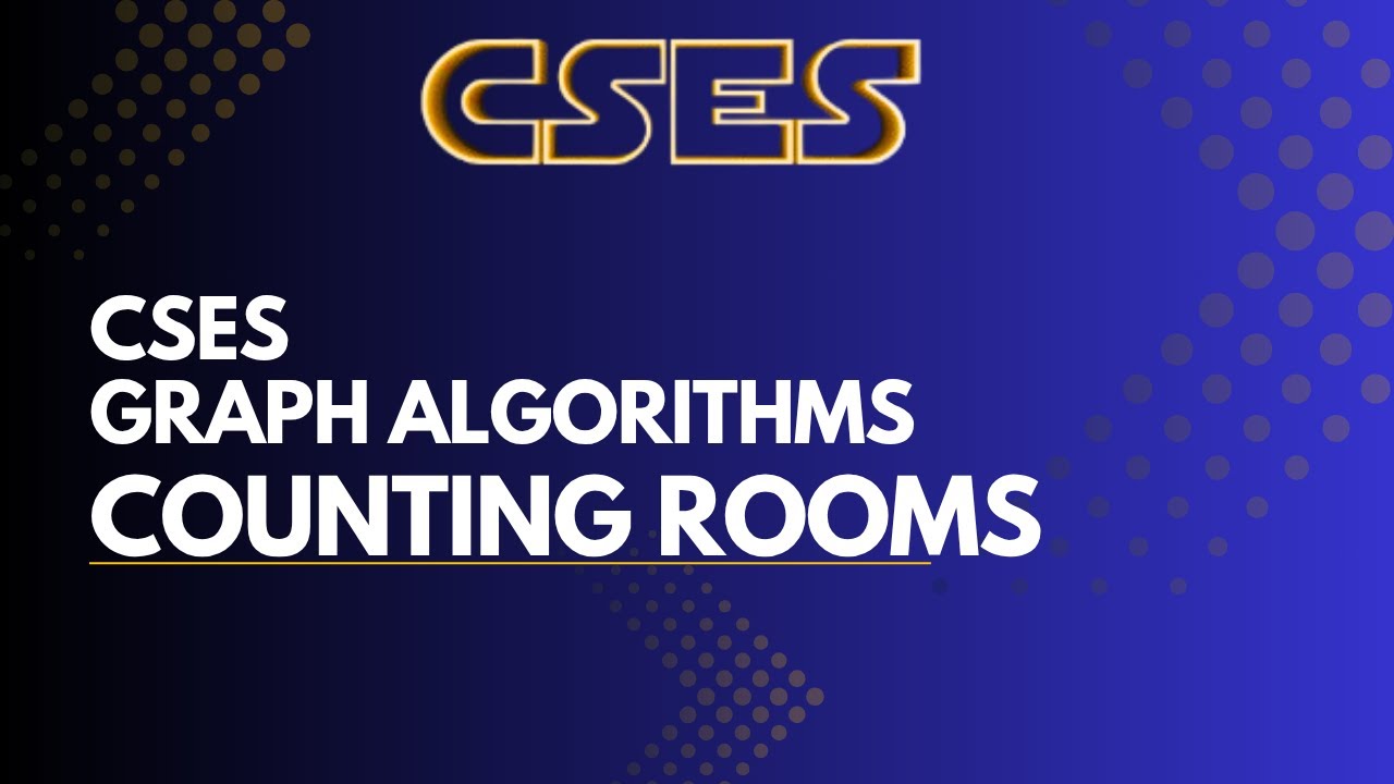 Counting Rooms || II CSES PROBLEM || Graph Algorithms || C++ Implementation