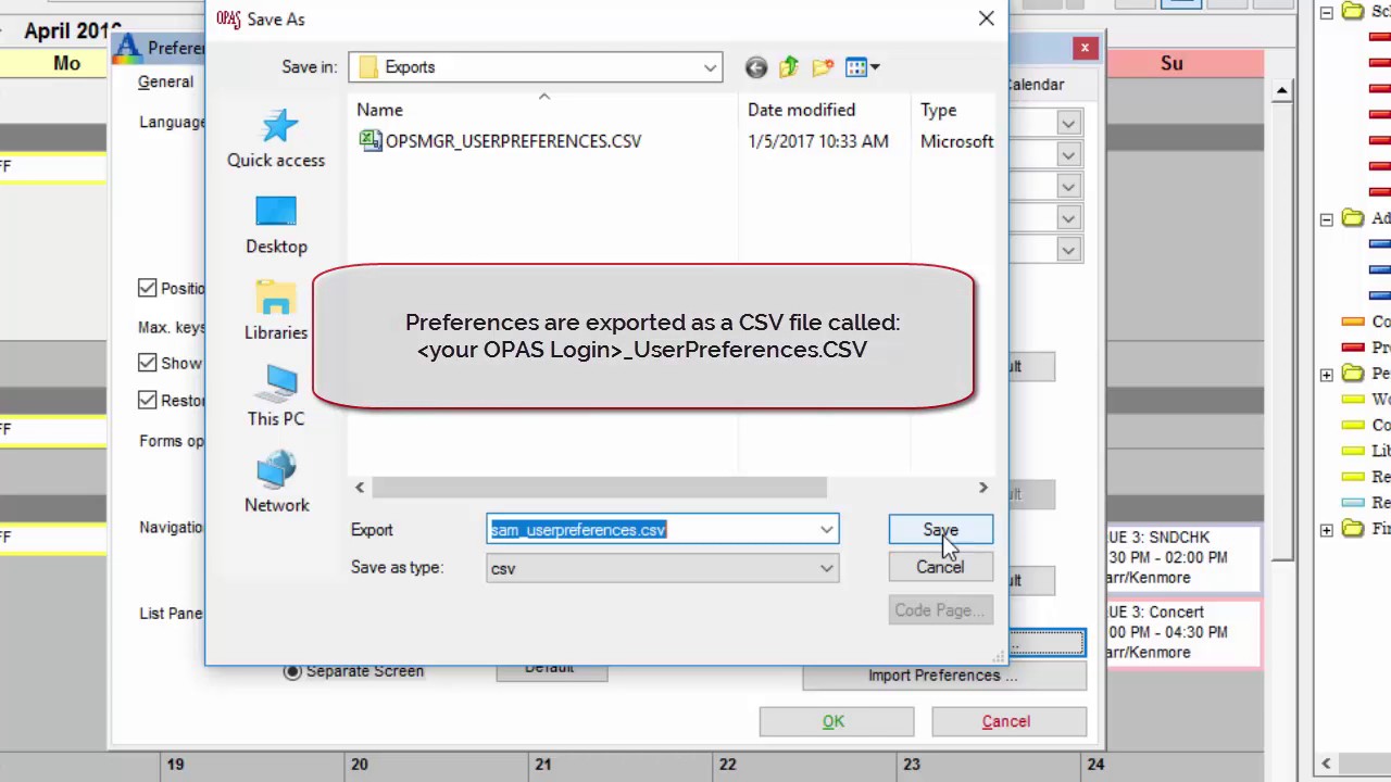 Export / Import Settings