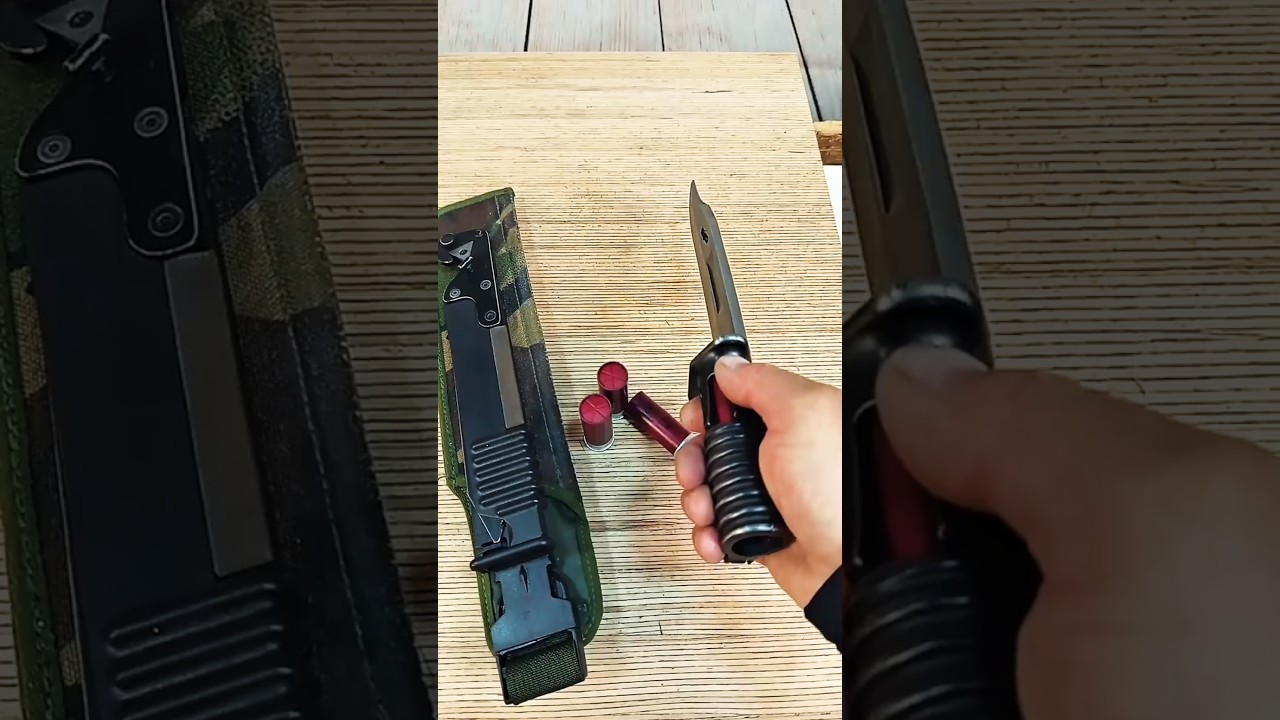 Can This Knife Actually Shoot?! #shorts