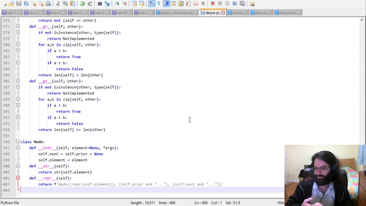 Let's Code Python: Deque, Part 11