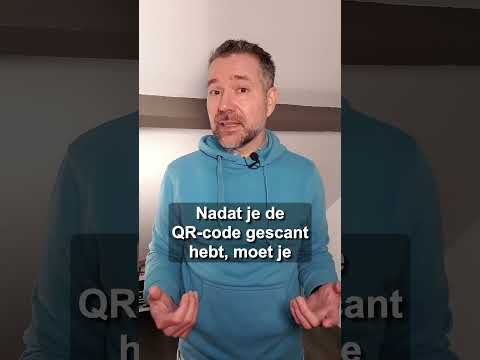 Aanmelden met itsme® door een QR-code te scannen