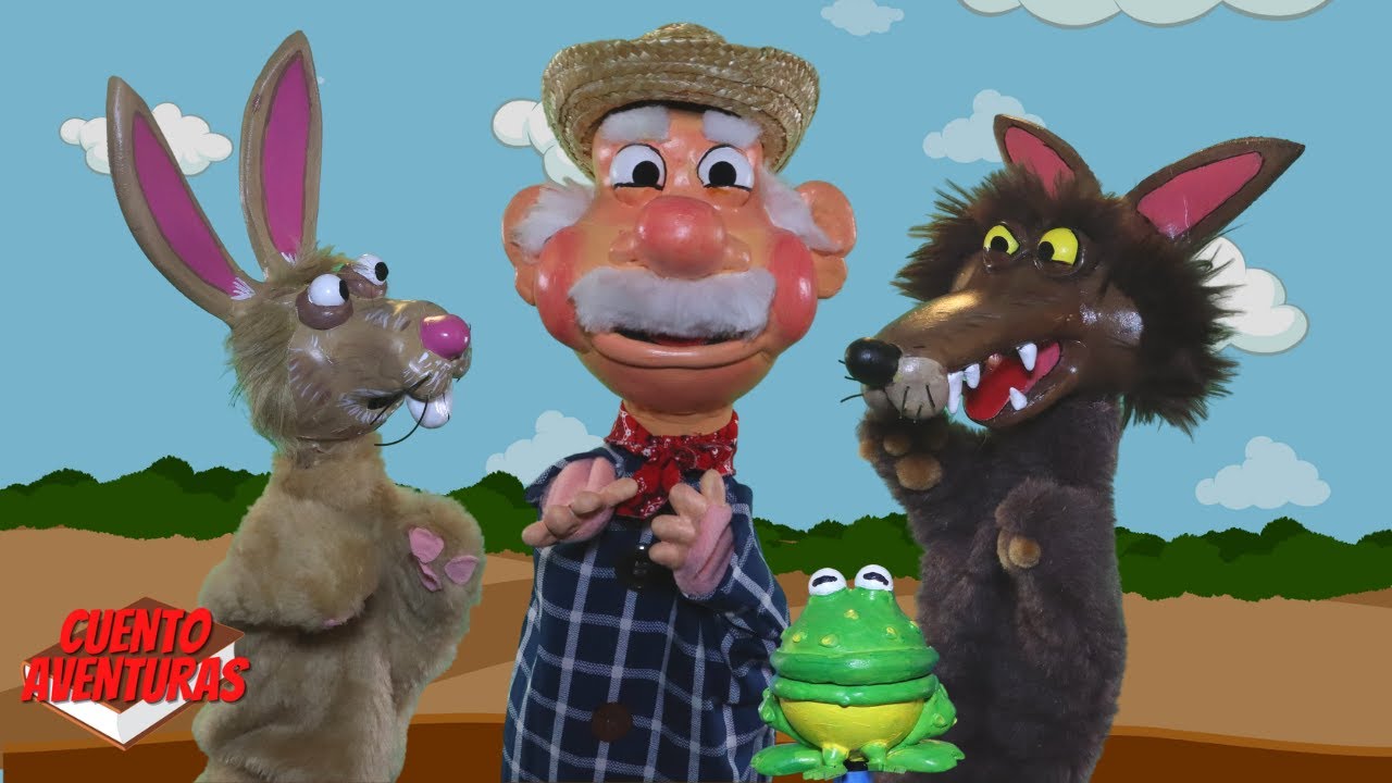 El cuento del CONEJO Y EL COYOTE  - Titeres para niños