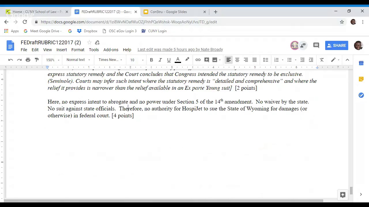 2018 Constitutional Structures Final Exam Review