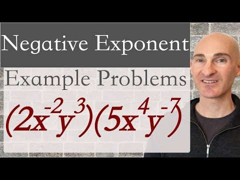 Negative Exponent Example Problems
