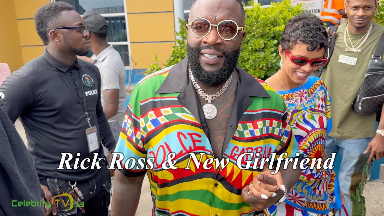 Rick Ross With New Girlfriend In Jamaica For Umbrella Evening Brunch ...