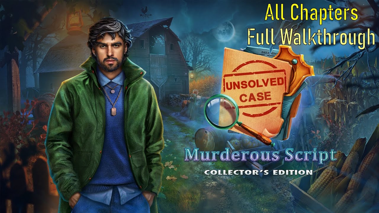Let's Play - Unsolved Case 2 - Murderous Script - Full Walkthrough