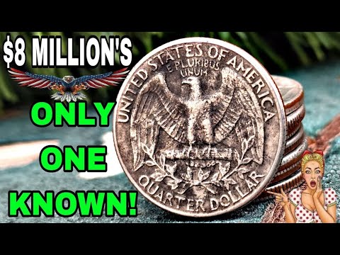 Top 10 Rarest Silver Washington Quarter Dollar Coins Worth Thousands!!