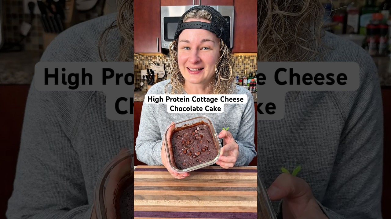 High Protein Cottage Cheese Chocolate Cake