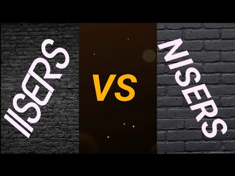what is the Difference between IISERS and NISERS iat/nest #iiser #niser