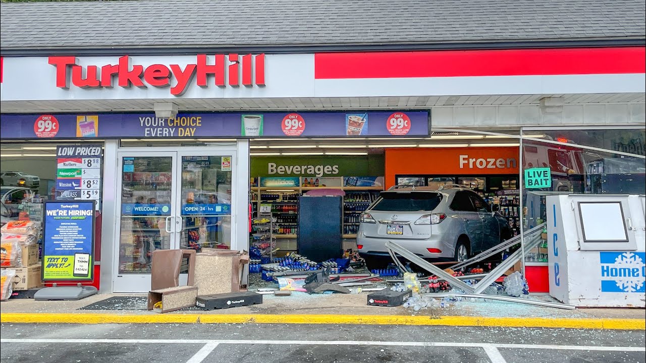 SUV crashes through St. Lawrence convenience store; no injuries reported