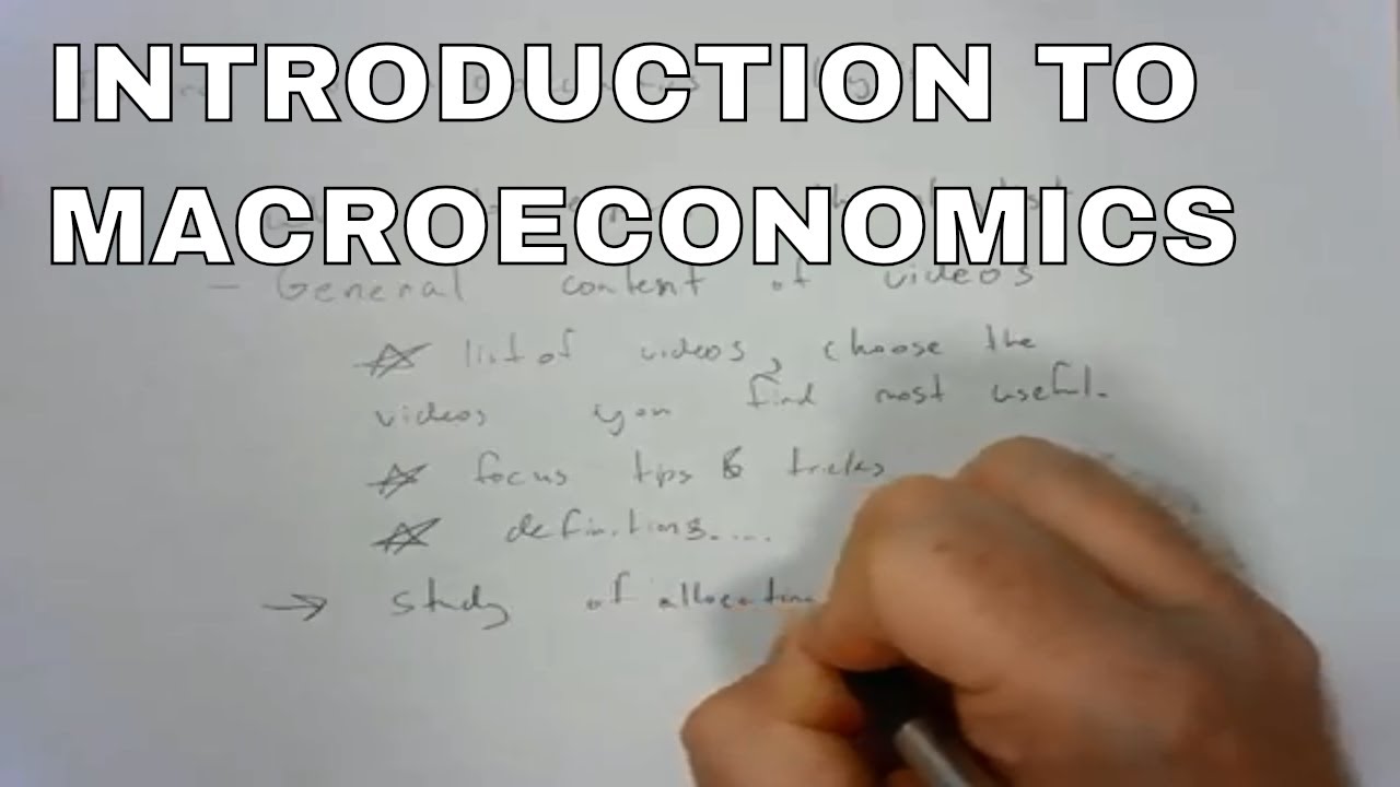 Introduction to Macroeconomics