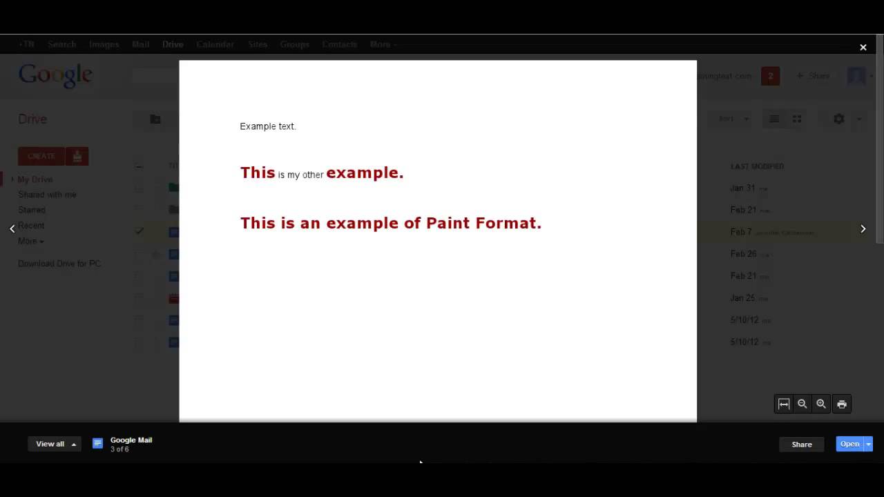 Preview Files in Google Drive
