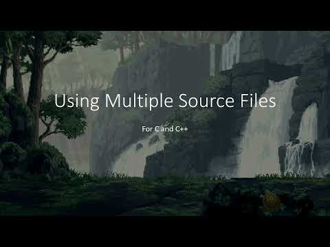 Using Multiple Source Files in C and C++