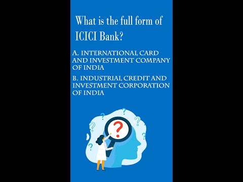 full form of ICICI Bank ? рдЖрдИрд╕реАрдЖрдИрд╕реАрдЖрдИ рдмреИрдВрдХ рдХрд╛ рдлреБрд▓ рдлреЙрд░реНрдо? #shorts #bank #genralknowledge #quiz