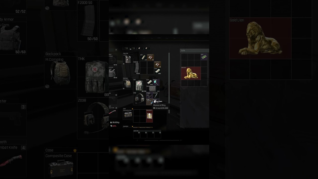 Finding A Secret Document AND A Gold Lion In Arena Breakout Infinite #arenabreakout #extraction