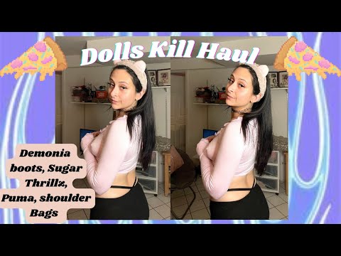 Dolls Kill Shoes and more Haul ๐ง๐ผ๐ค Demonia, Sugarthrillz, Puma