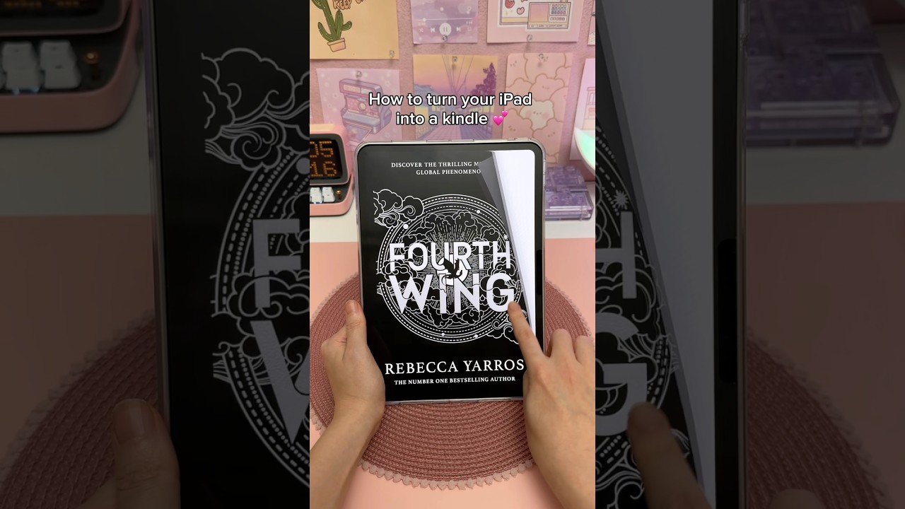 How to turn your iPad into a Kindle 💕📖 iPad apps | study tips | booktube | iPad tips