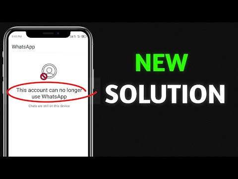 This account can no longer use Whatsapp Problem 2025 | Whatsapp banned my number solution 2025