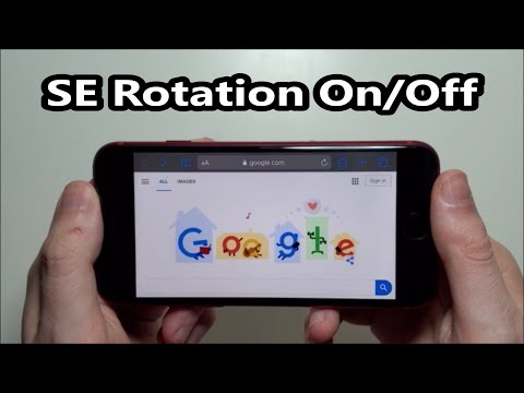 iPhone SE How to Rotate or Lock Screen! (iOS 13)