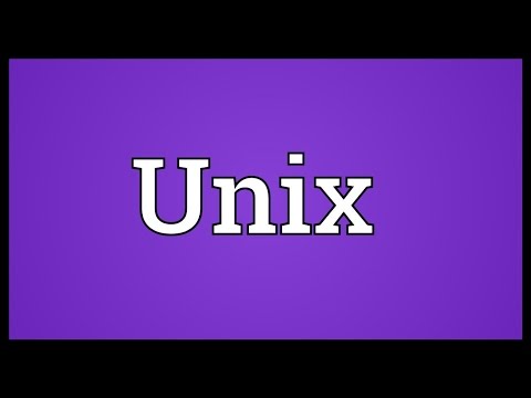 Unix Meaning