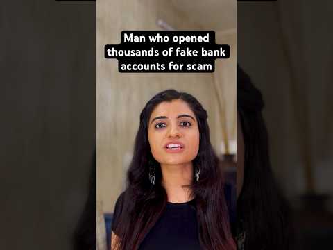 How fake bank accounts are created for scams🚨