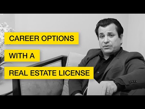 Real Estate License Career Options