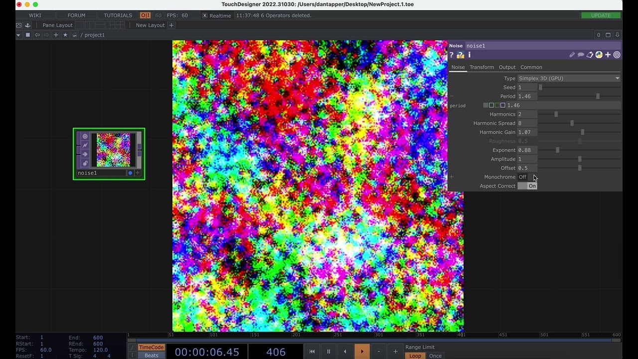 TouchDesigner Intro 1 - UI walkthrough and referencing data