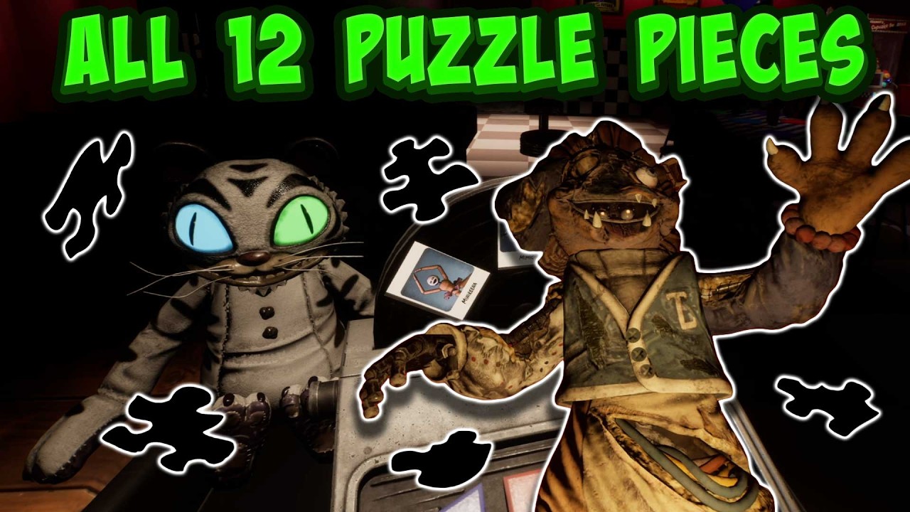 All 12 Puzzle Piece Locations in FNAF Help Wanted 2