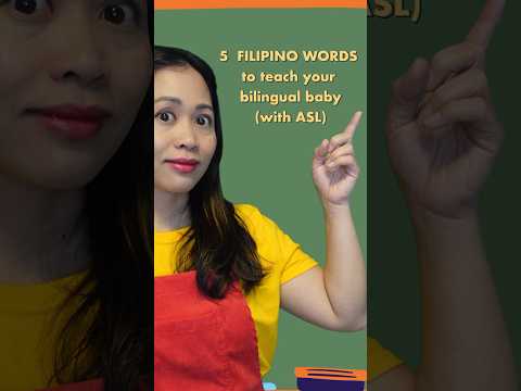 Five Filipino words to teach your bilingual baby #shorts #learntagalog #learnfilipino