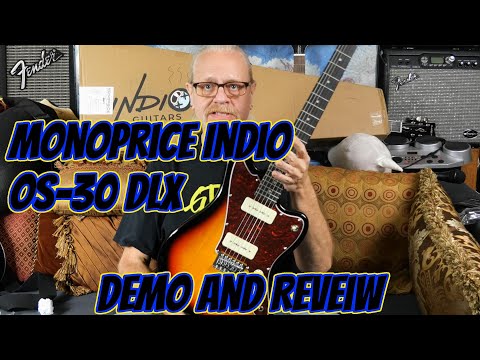 Indio Offset OS30 DLX Electric Guitar, Sunburst | Reverb