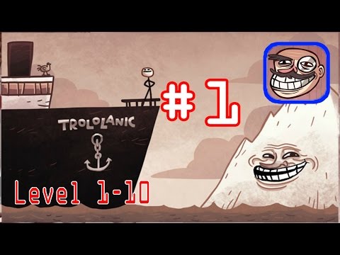 Troll Face Quest Classic: Gameplay/Walkthough Level Part-1 1-10 (iOS & Android)