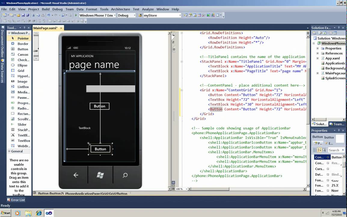 Windows Phone 7 in 7: Using Isolated Storage
