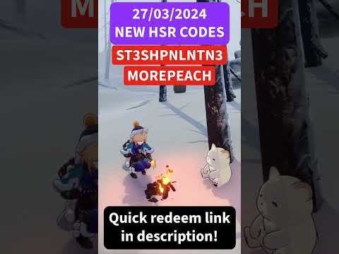 HSR Code 27 March 2024 #honkaistarrail #hsr #code #codes #stellarjade #shorts