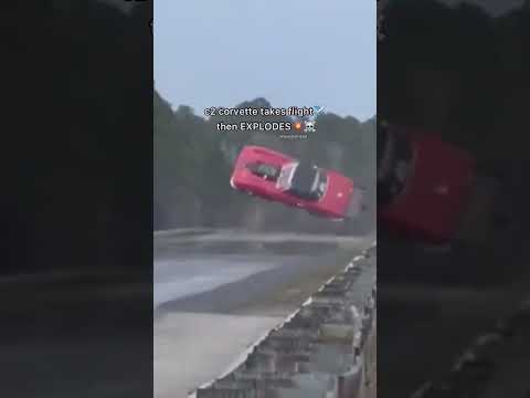 C2 Corvette Takes flight #dragracing #dragster #dragrace #shorts