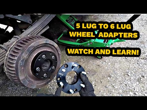 5 lug to 6 lug Wheel Adapters - HOW TO INSTALL - Do They Work