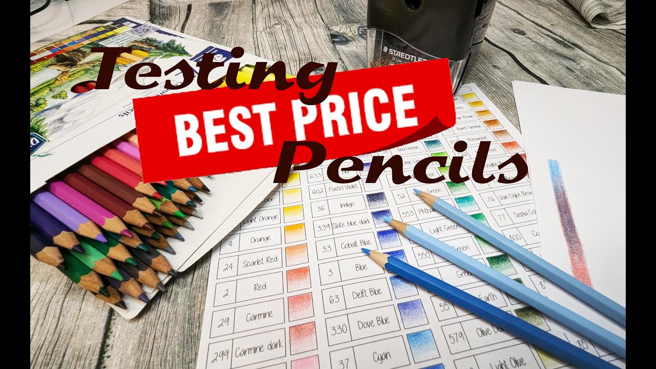 Testing the 72 Design Journey coloured pencils by Staedtler | with Color Chart